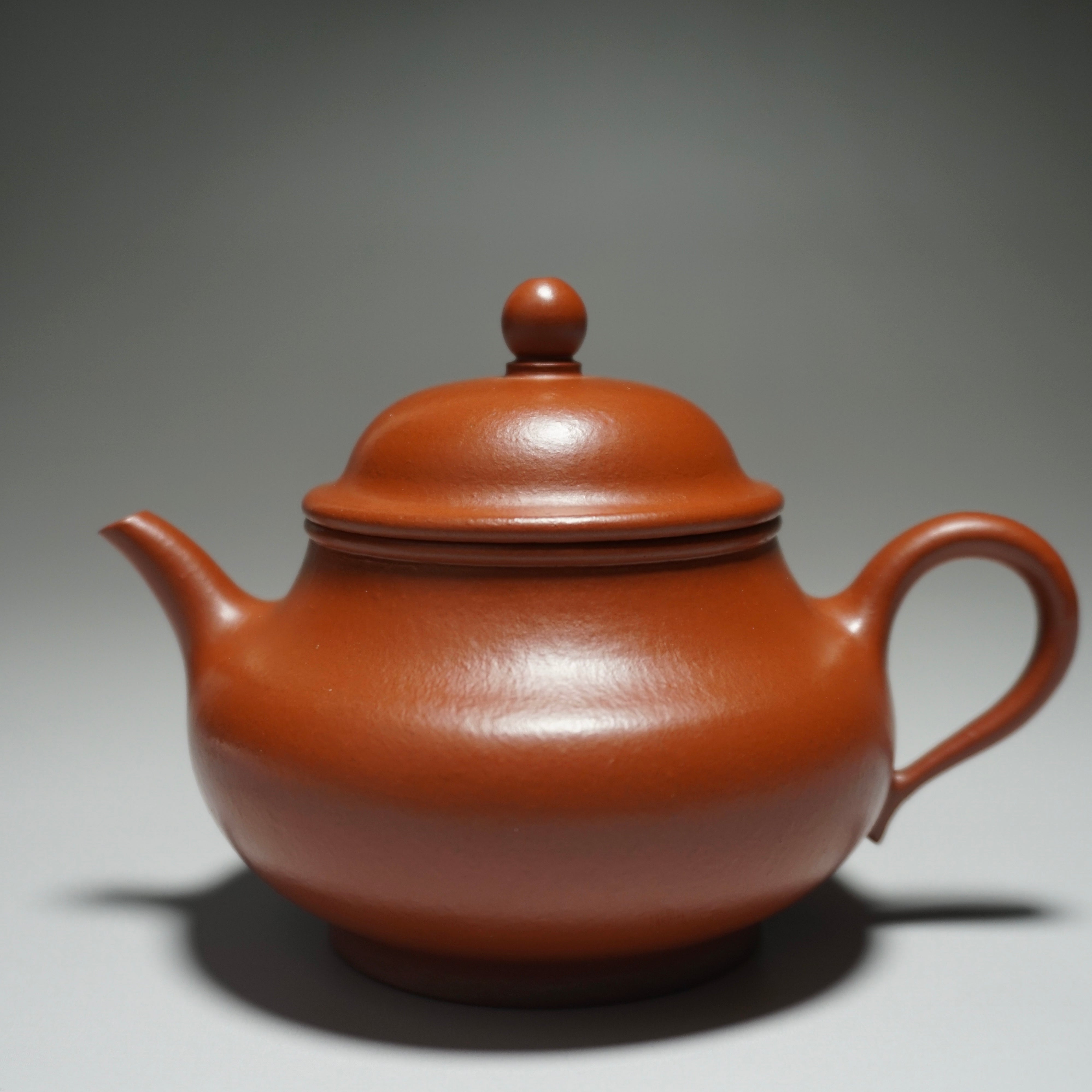 Fully Handmade Zhuni Panhu Teapot by Yu Bo 全手工余波制极品朱泥潘壶 150ml ...